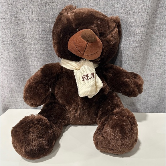 teddy bear | Toys | Brown Teddy Bear With Scarf | Poshmark